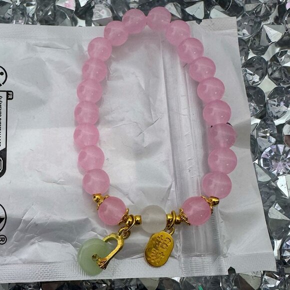 Jewelry | Bracelet Beaded Stretchy Asia Circle Dangly Charms Chinese ...